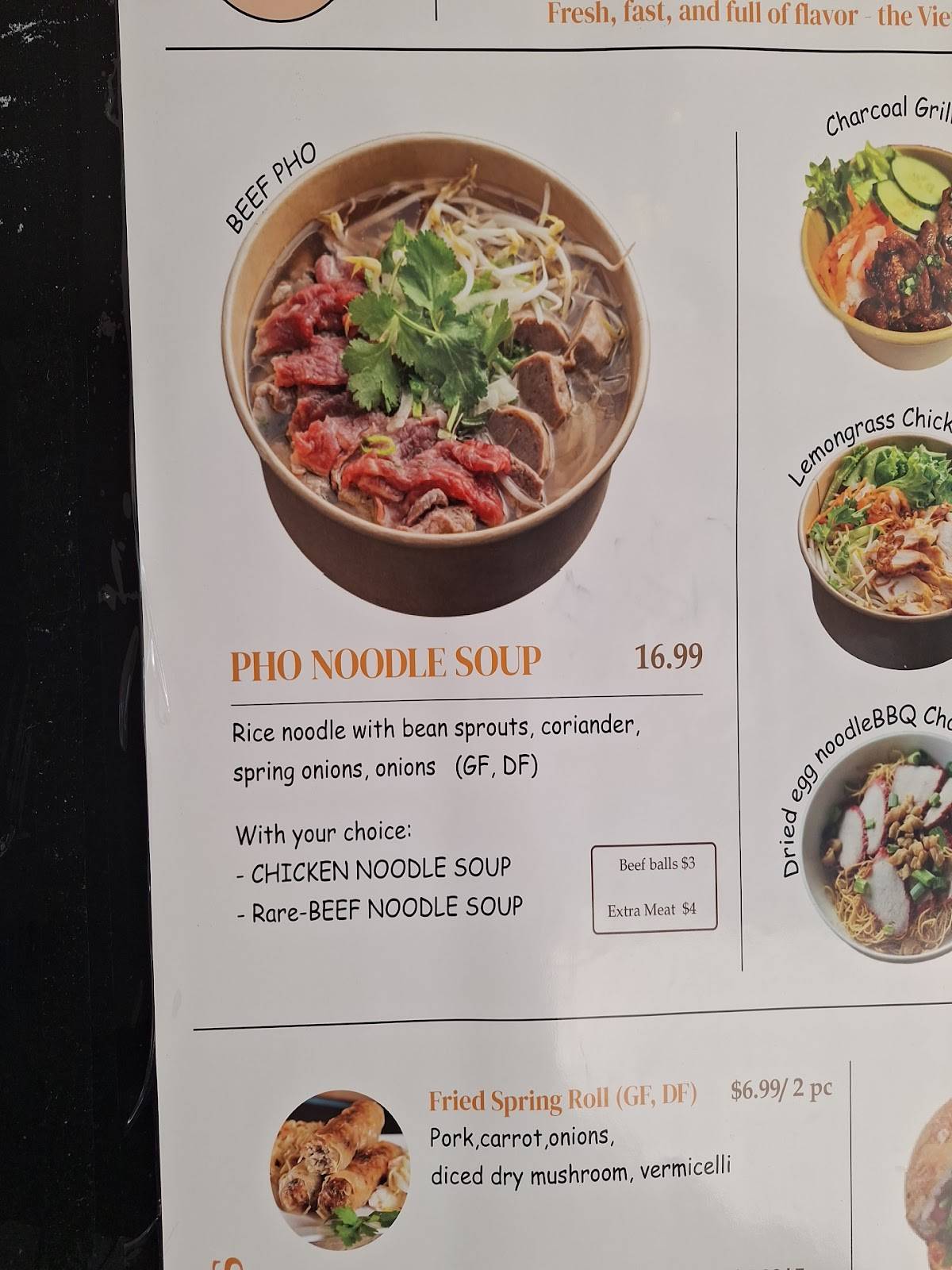 Menu at Lusen Corner - Vietnamese Cuisine restaurant, Auckland