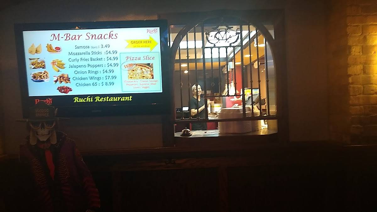 Menu at MBar - Millennium Station, Chicago, 151 E Randolph St