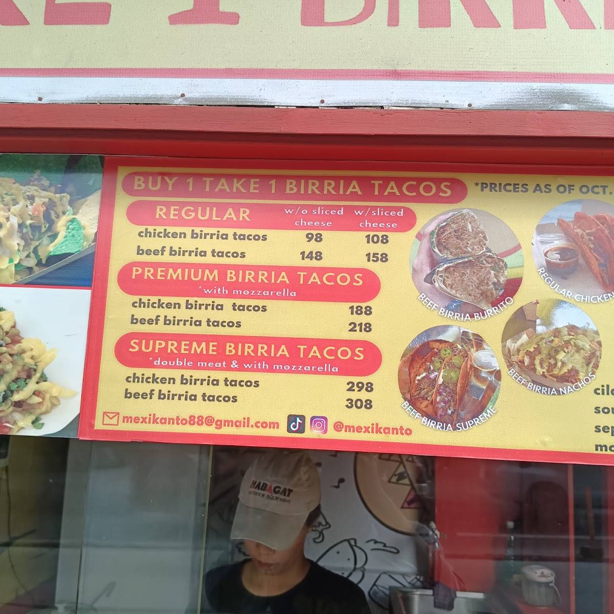 Menu at MEXIKANTO DASMARIÑAS restaurant, Dasmariñas