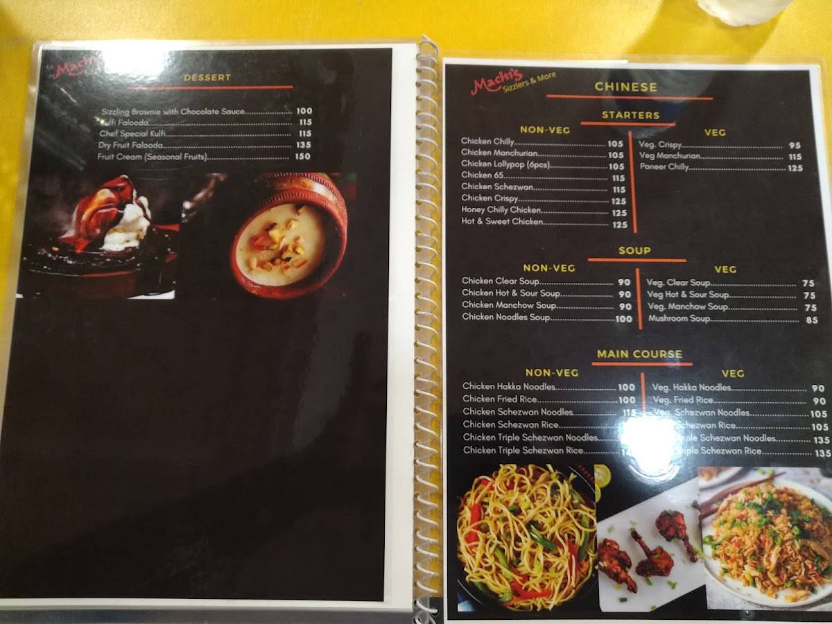 Menu at Machis Sizzler & More, Mumbai, Shop No.53