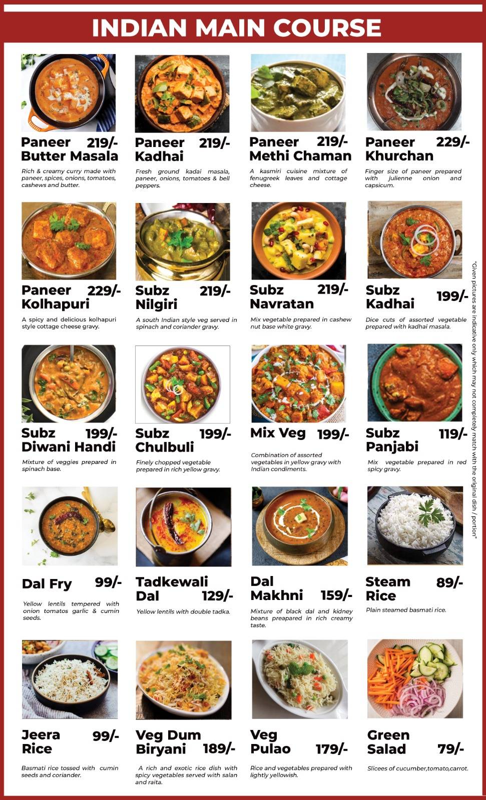 Menu at Magnolia Restaurant by Banmali Palace, Kantabanji