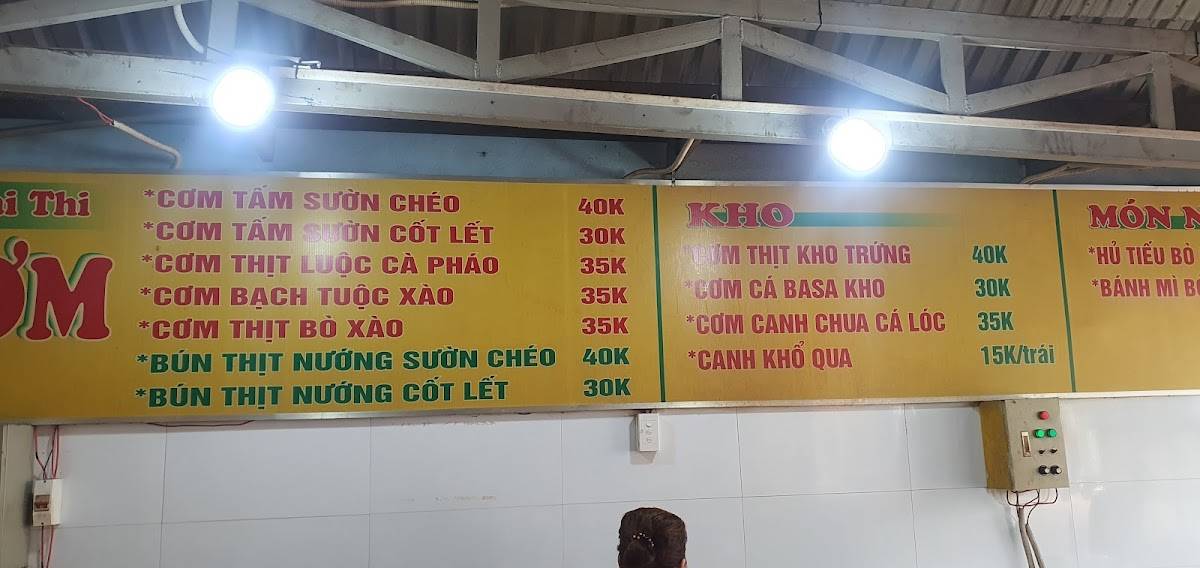 Menu at Mai Thi Pork-grilled Broken Rice Foodshop restaurant, Ho Chi ...