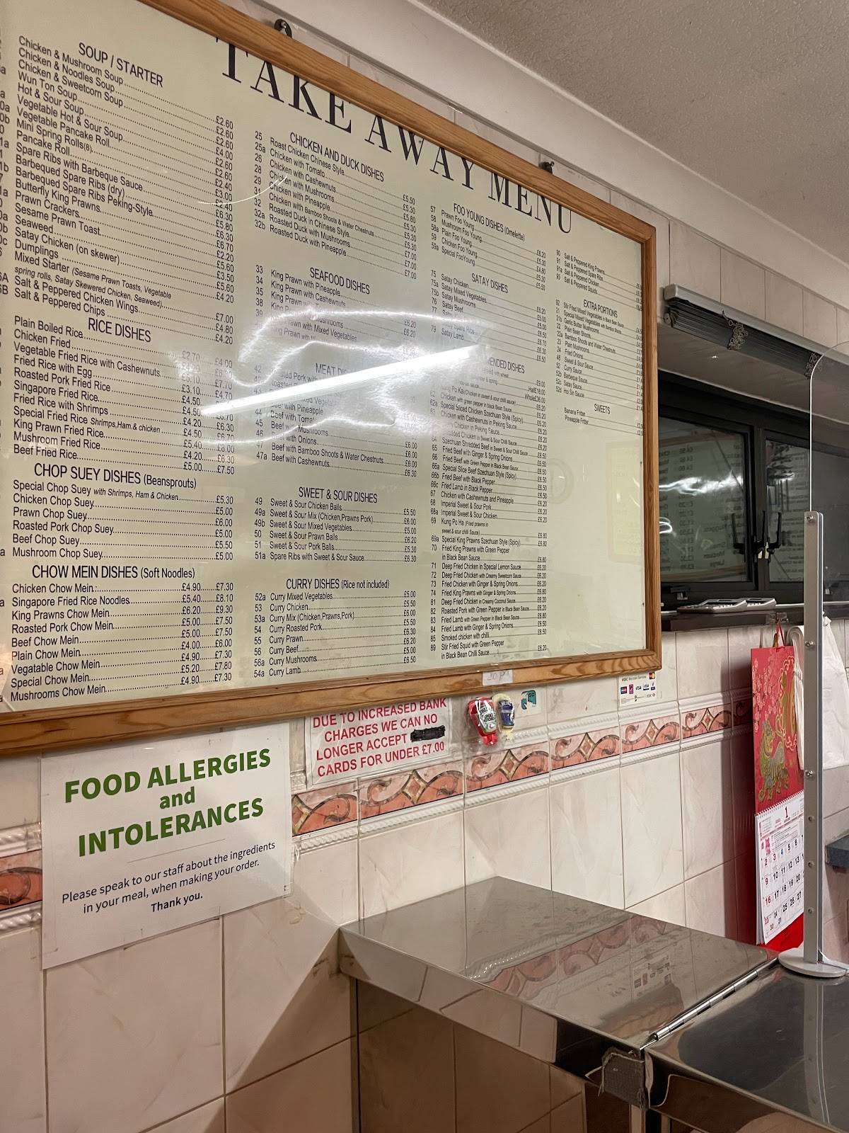 Menu at Lobster Pot fast food, Maidenhead
