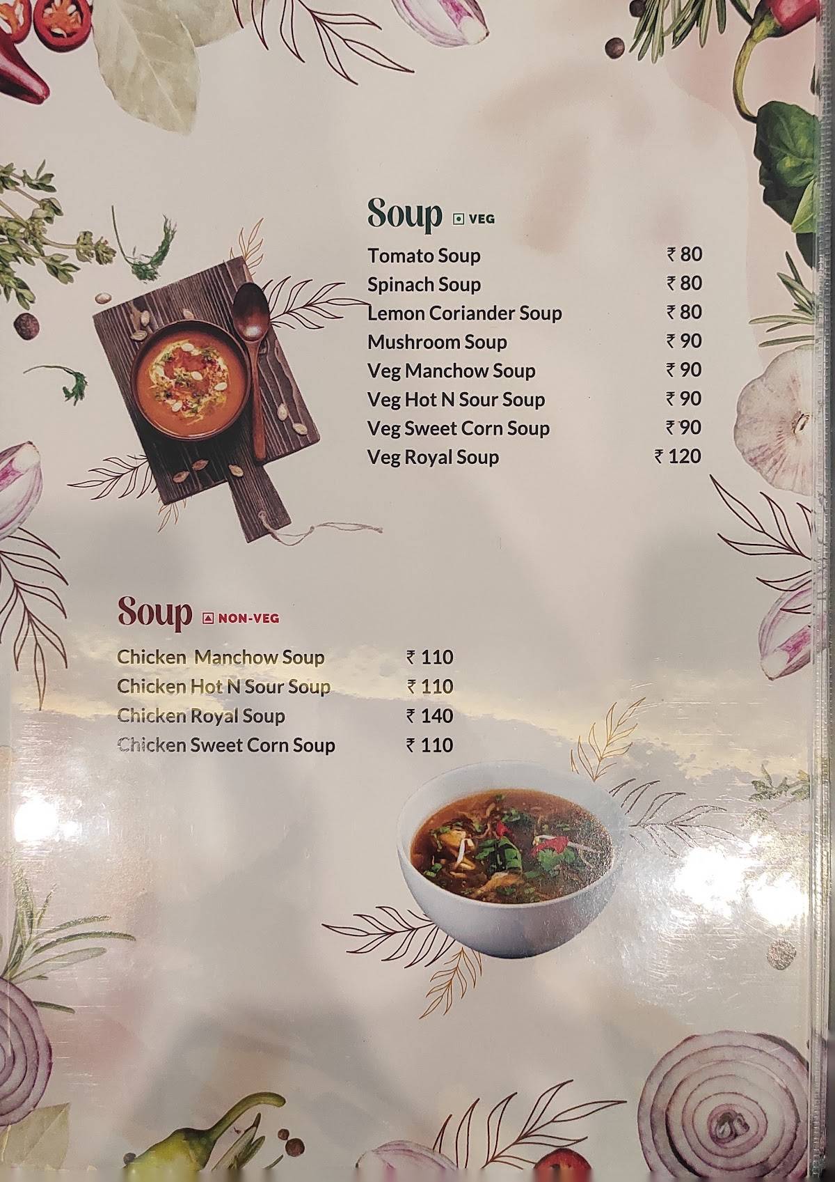 Menu at Manasa Foods, Bengaluru