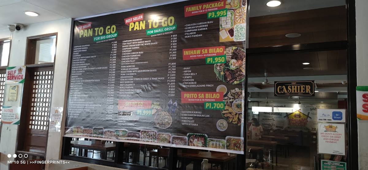 Menu at Mando And Elvie's Lutong Bahay - Sto. Tomas restaurant, Santo Tomas