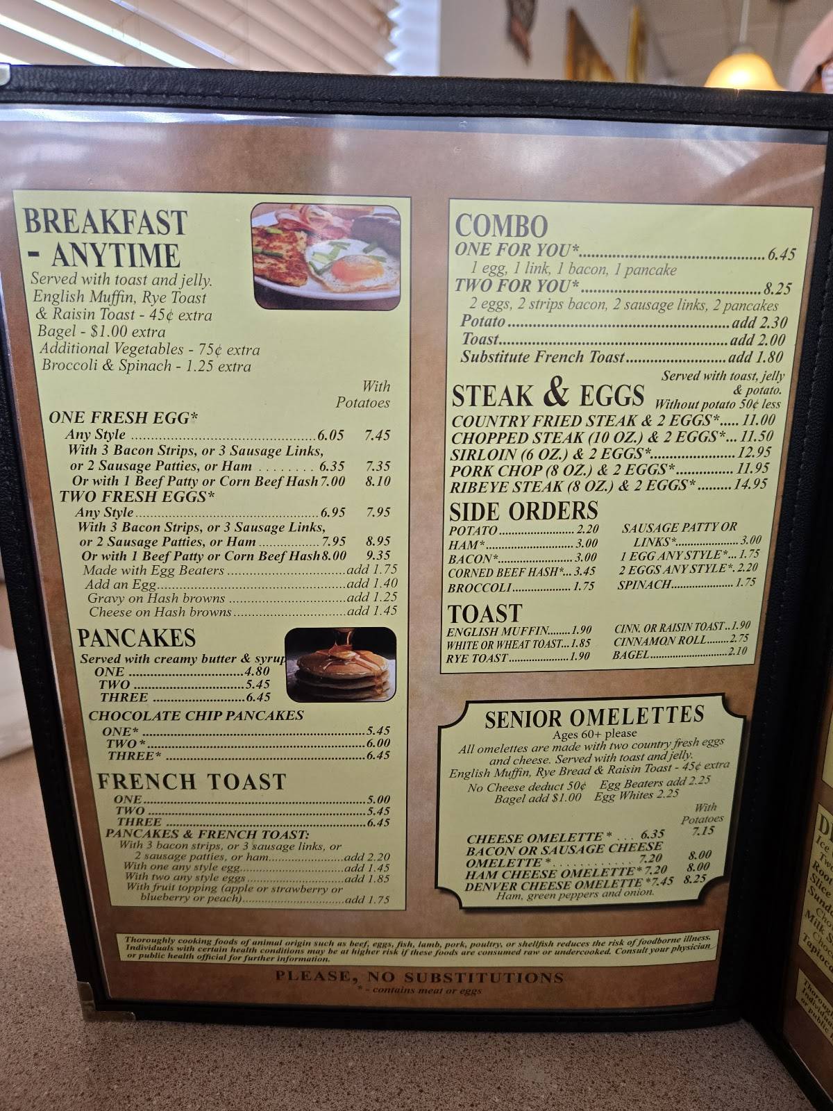 Menu at Maple City Family Restaurant, Monmouth