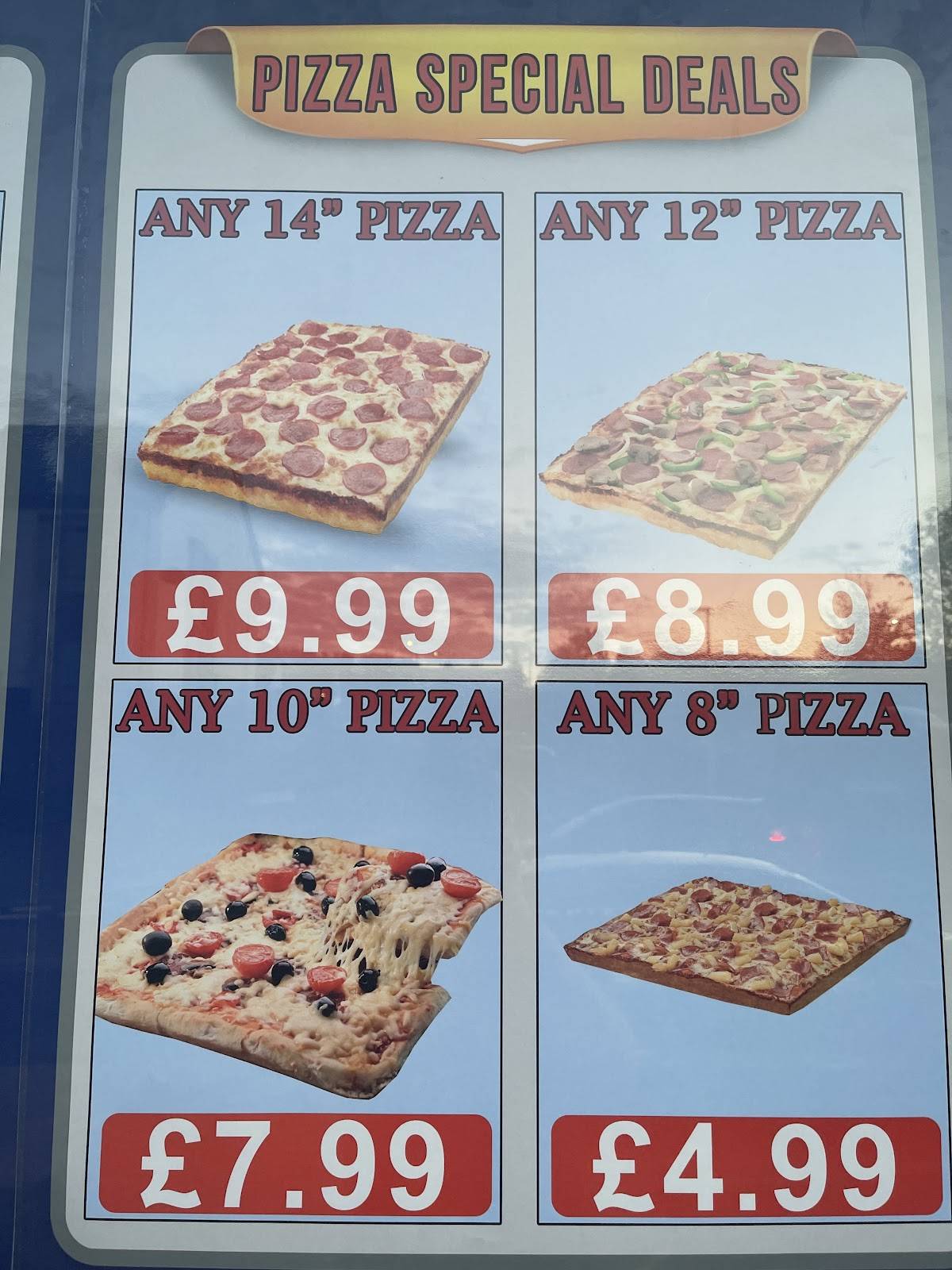 Menu at Master pizza pub & bar, Barry