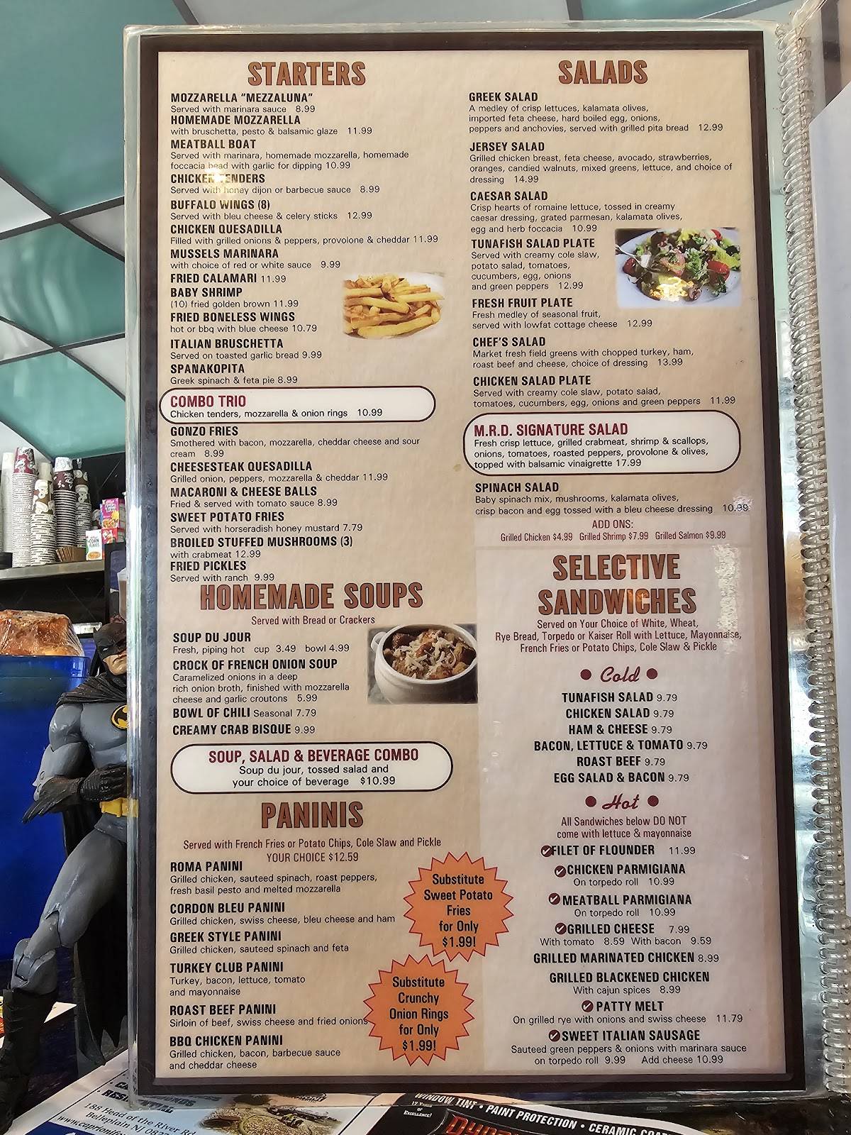 Menu at Maurice River Diner restaurant, Maurice River, NJ-47