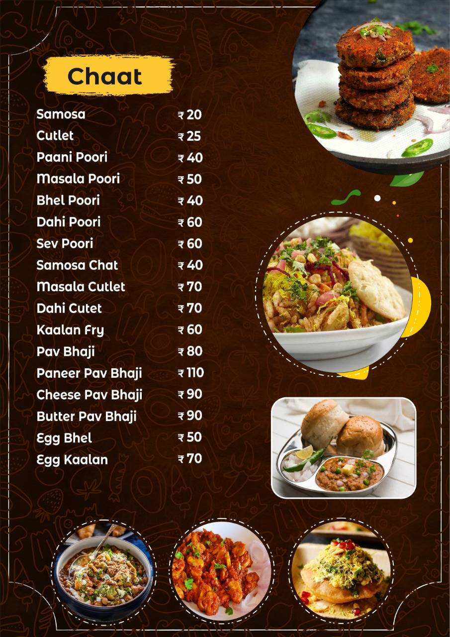 Menu at Mayil bakery, Kodangipalayam