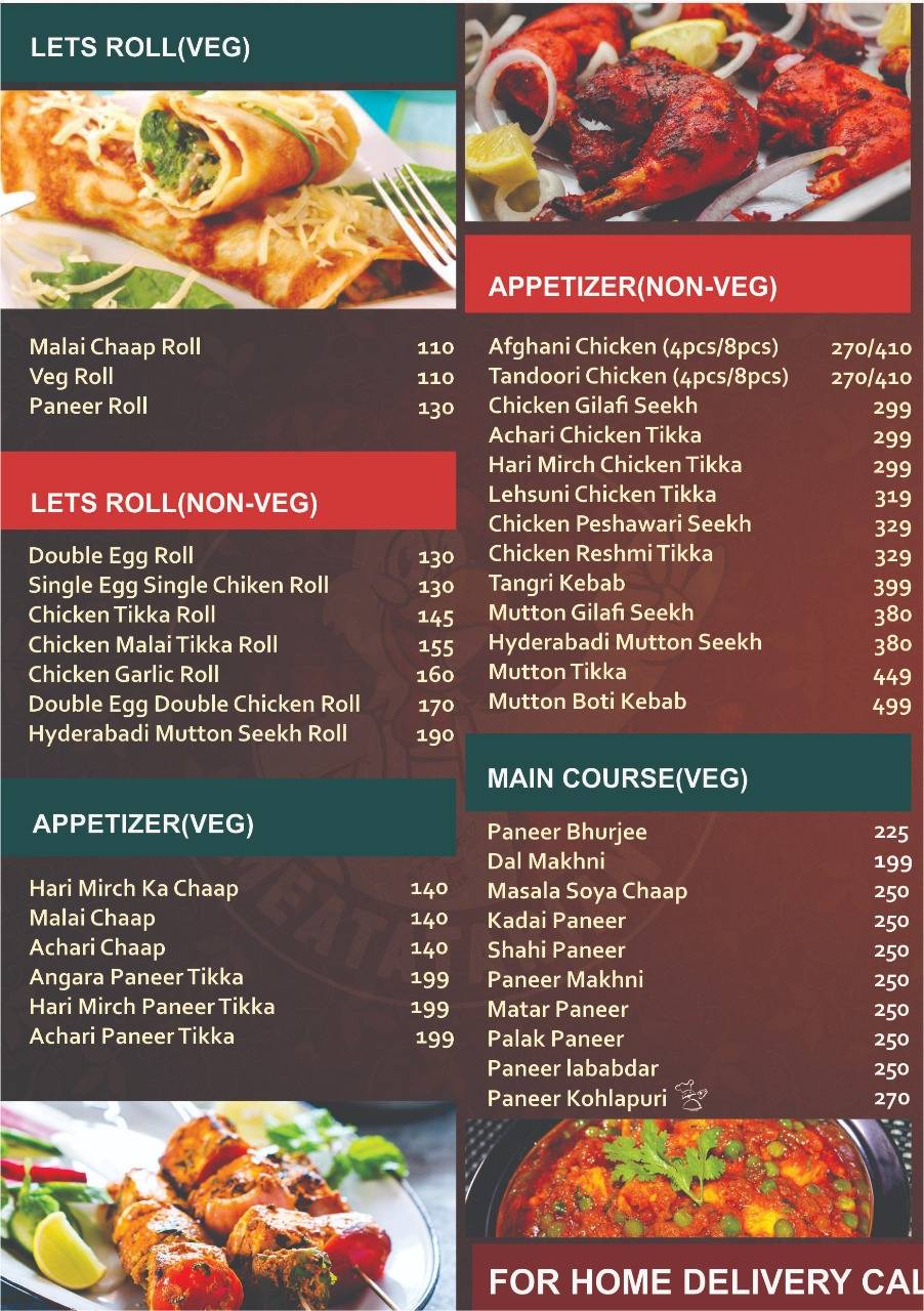 Menu at Meatatarian, Gurugram, DG 10