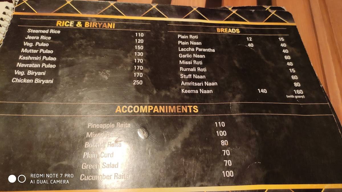 Menu at Biggies Restaurant, Meerut, NH-58
