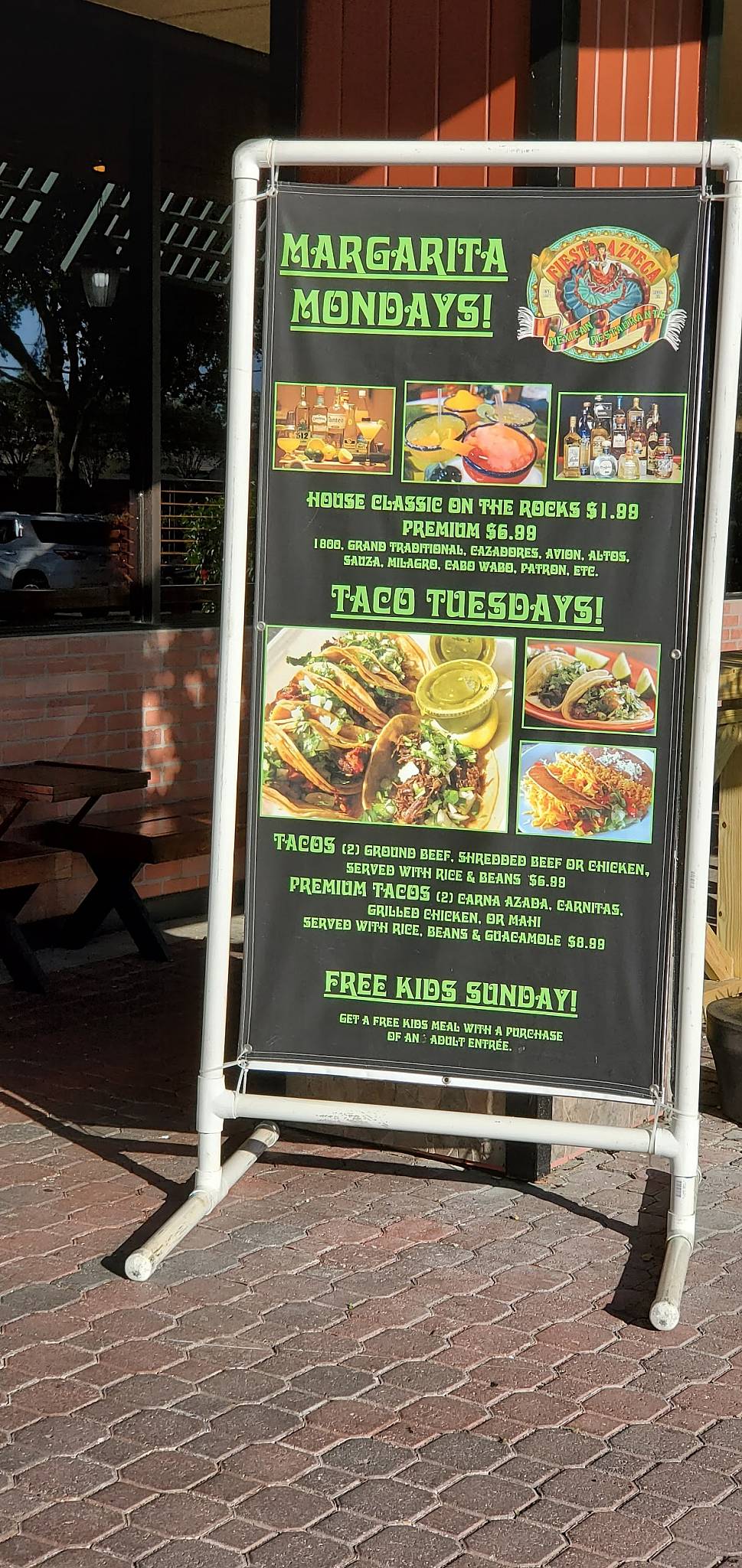Menu at Fiesta Azteca of Suntree restaurant, Melbourne, 6765 N Wickham ...