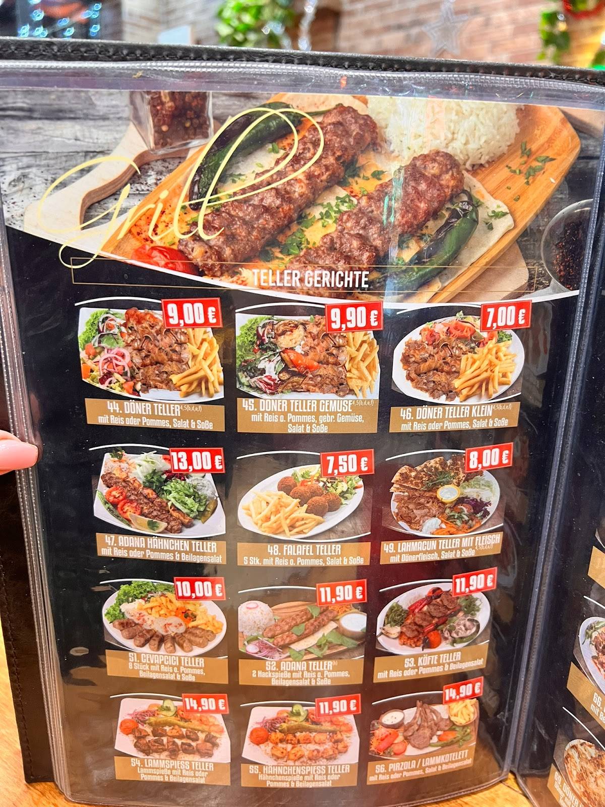Speisekarte von Melis pizza, Frankfurt am Main