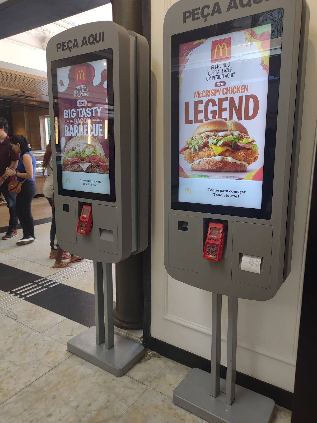 Menu at Mequi 1000 - McDonald's restaurant, São Paulo, Av. Paulista