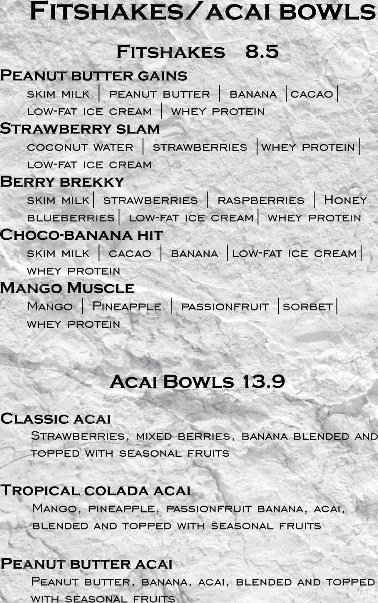 Menu at Mi Casa Café cafe, Underwood