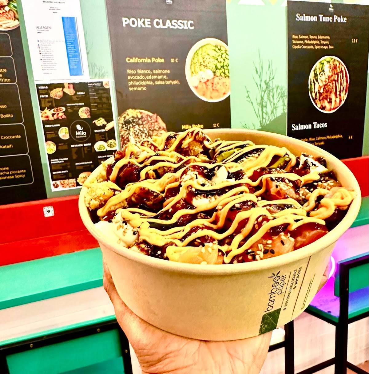 Speisekarte von Mila poke & kebab restaurant, Lecce