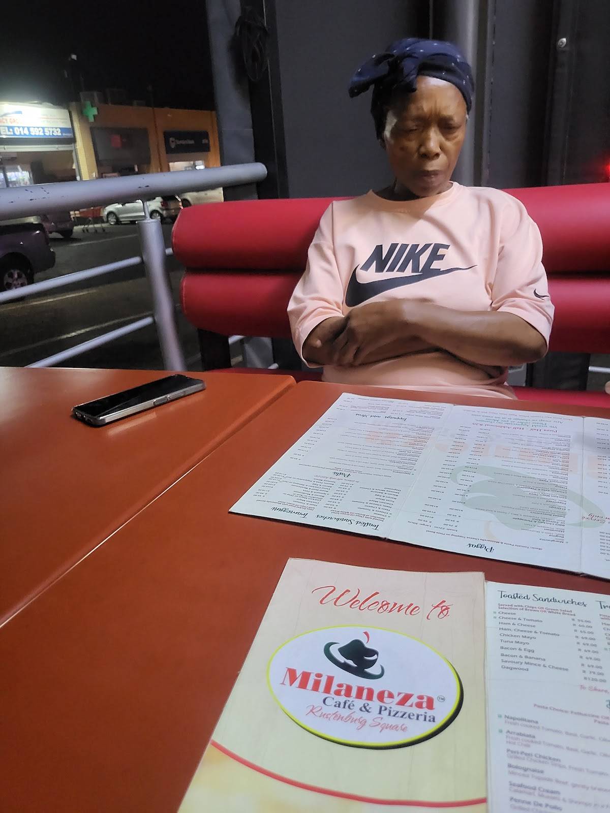 Menu at Milaneza Rustenburg square restaurant, Rustenburg, Von Willigh ...