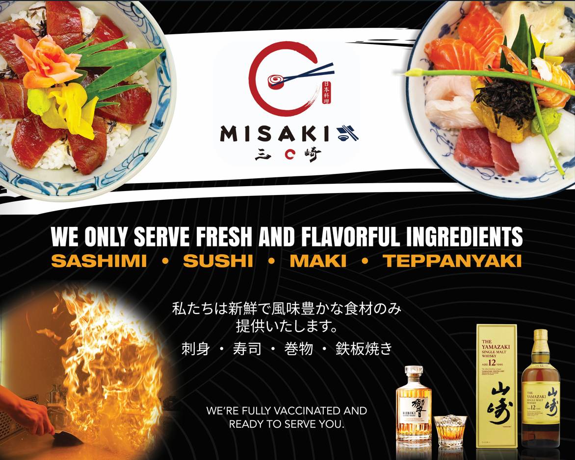 Carta del restaurante Misaki Bistro, Makati