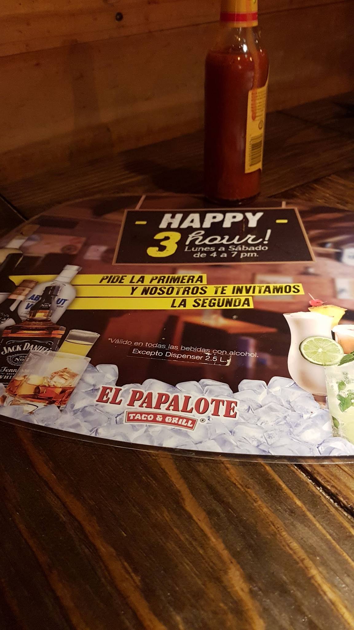 Carta del restaurante El Papalote Taco & Grill San Jerónimo, Monterrey ...