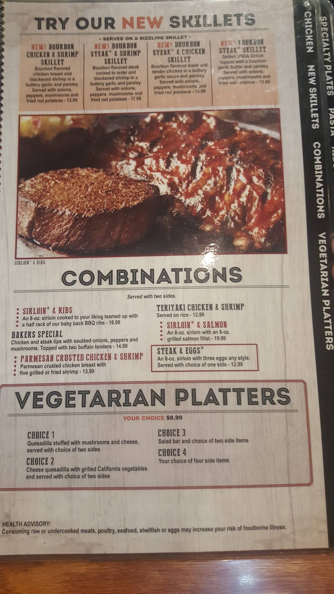 Menu at Black Stallion Steak House Restaurant, Monticello