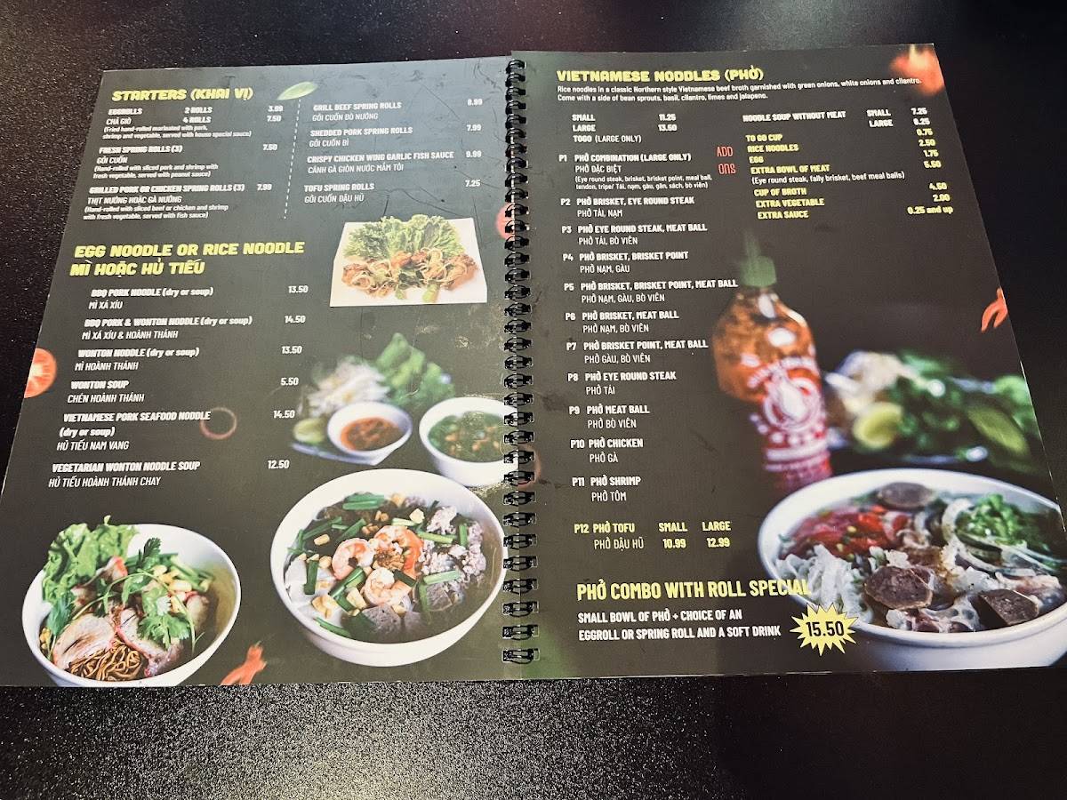 Menu at Mr. Pho restaurant, Cypress, Skinner Rd Ste 150
