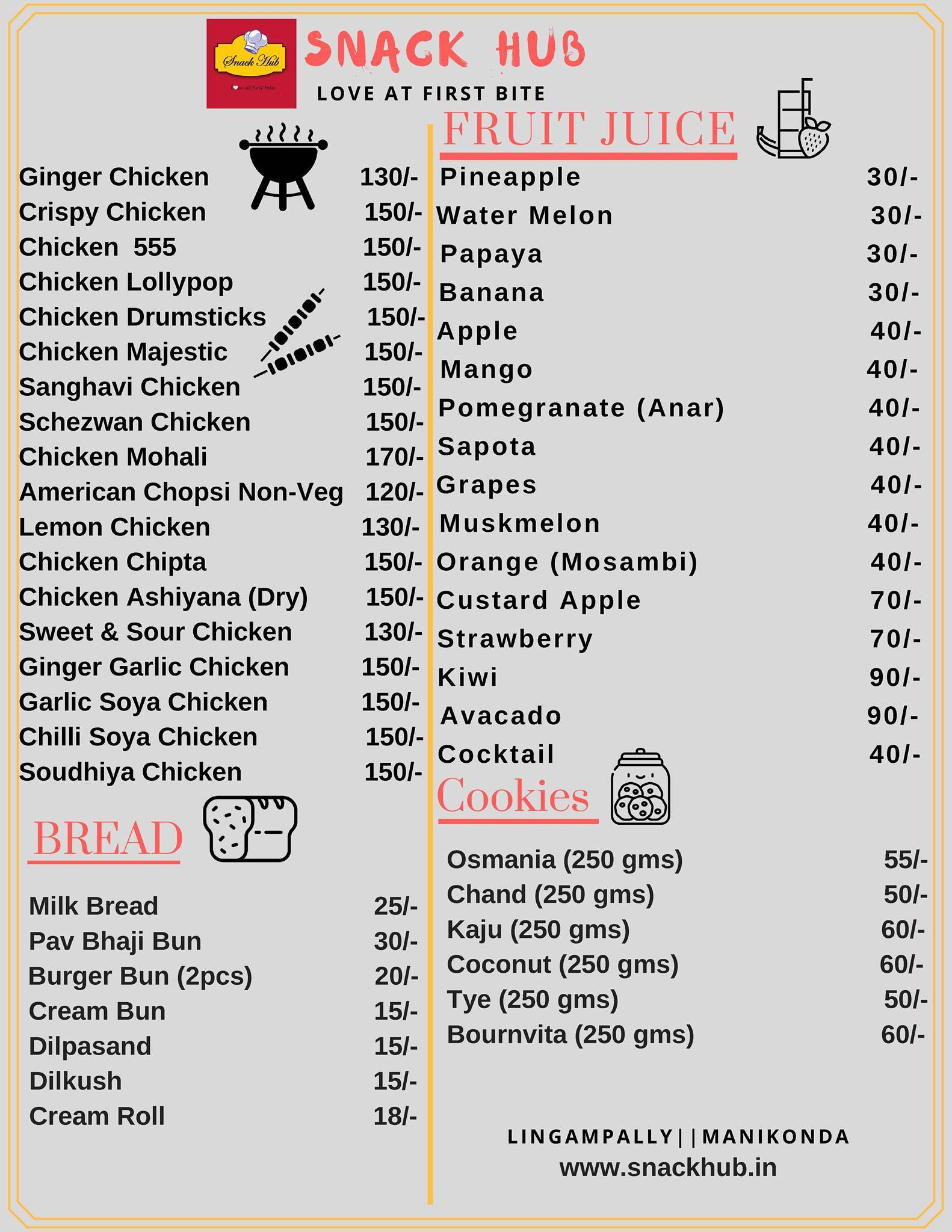 Menu at Ms Juice & Shawarma Hub, Hyderabad