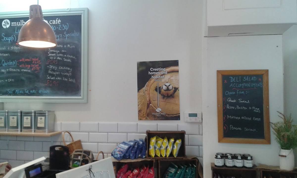 Menu at Mulberry Tree Cafe, Nottingham, Strelley Hall