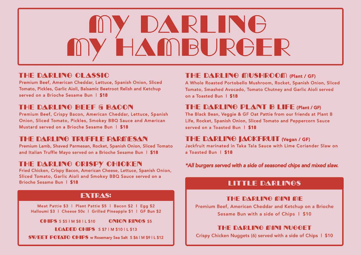 Menu at My Collective Kitchen restaurant, Bowden