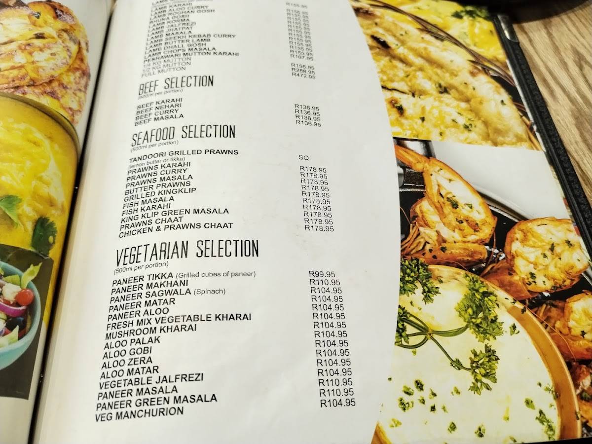 Menu at My Diners Pavilion Mall restaurant, Durban, Shop CL 05