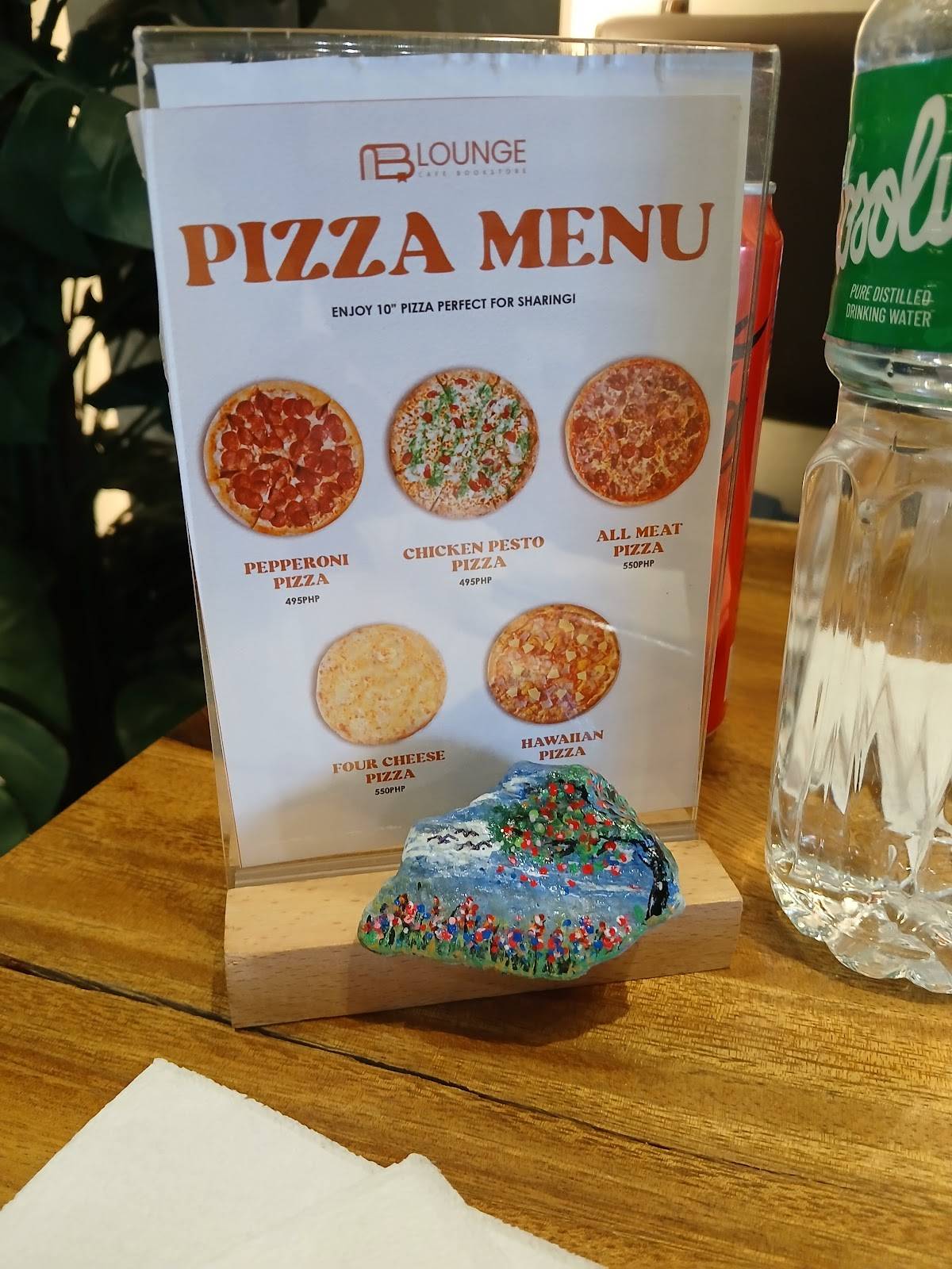 Menu at NB Lounge Cafe Bookstore, Cabuyao