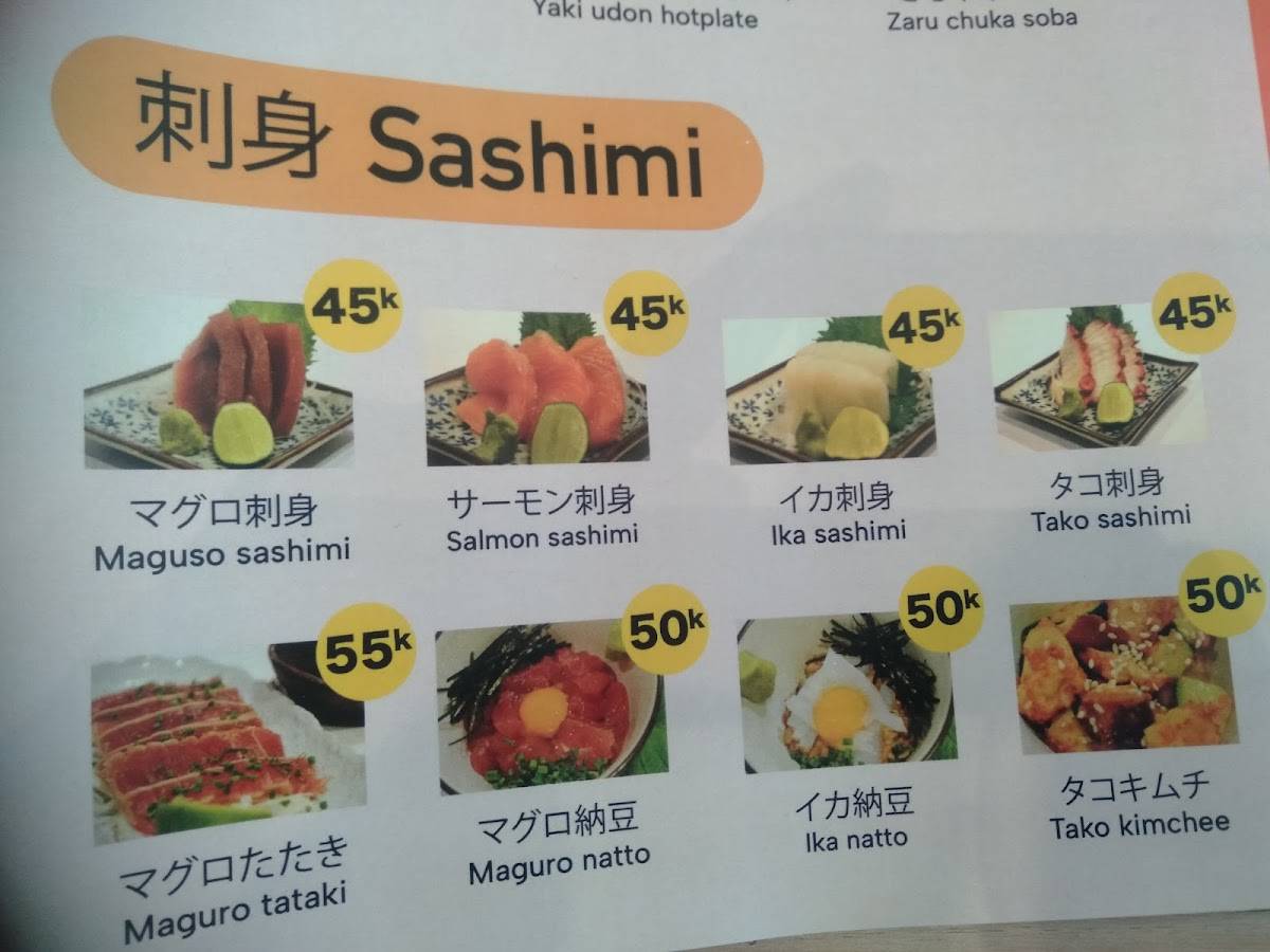 Menu at Nabeya Iemon MM2100 restaurant, Bekasi Regency