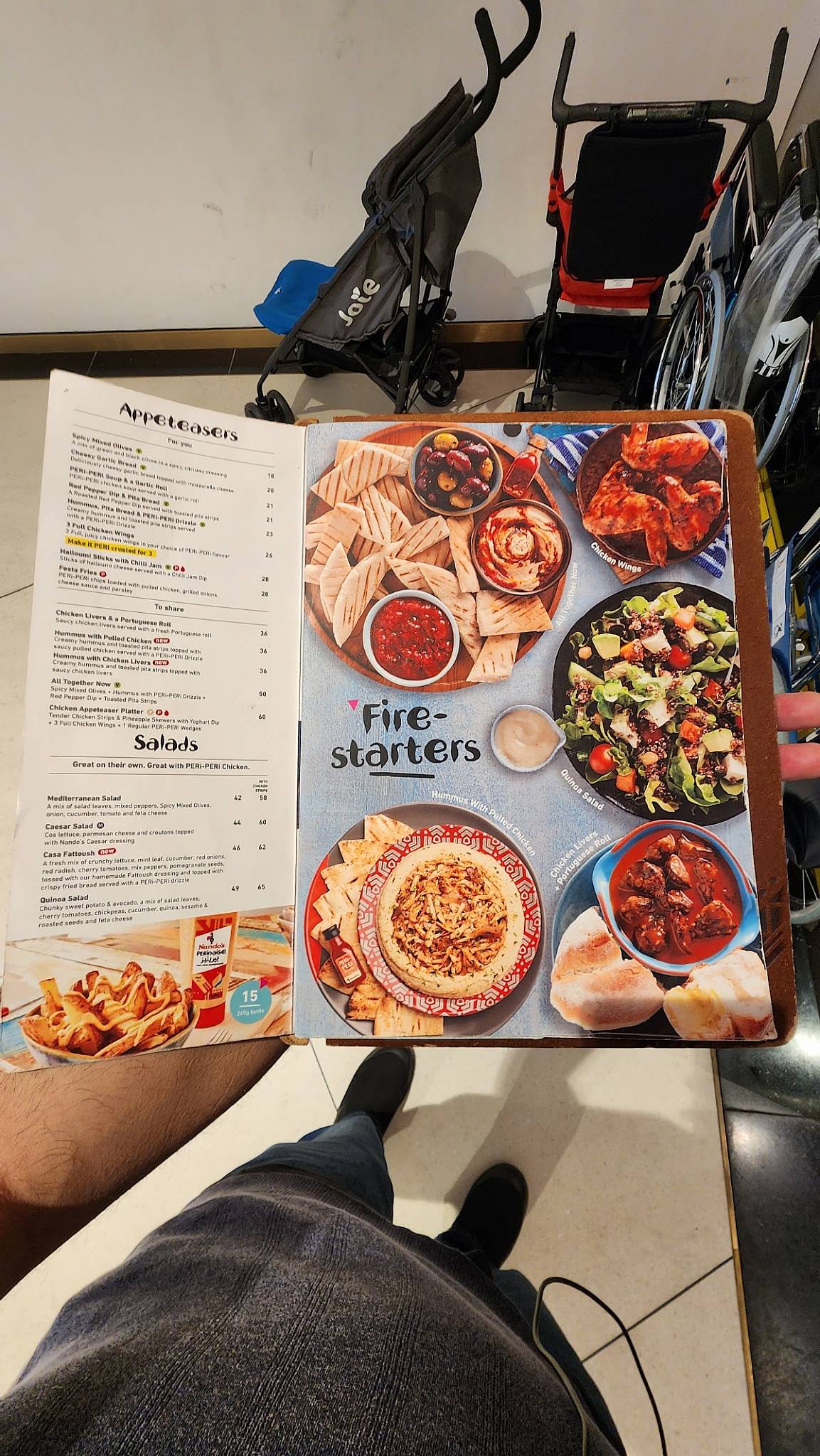 Menu at Nando's The Dubai Mall restaurant, Dubai, Waterfront Promenade ...