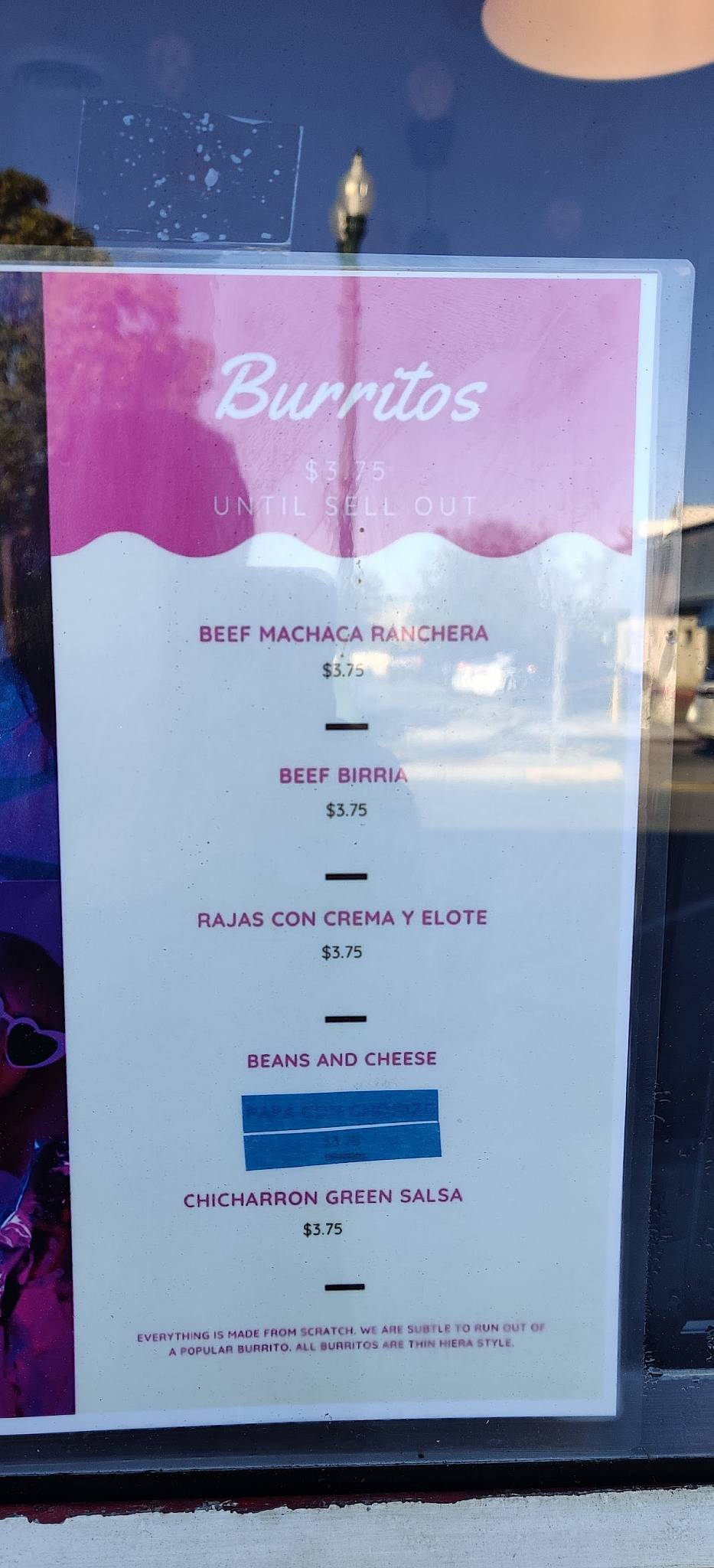 Menu at Mujer Divina restaurant, National City