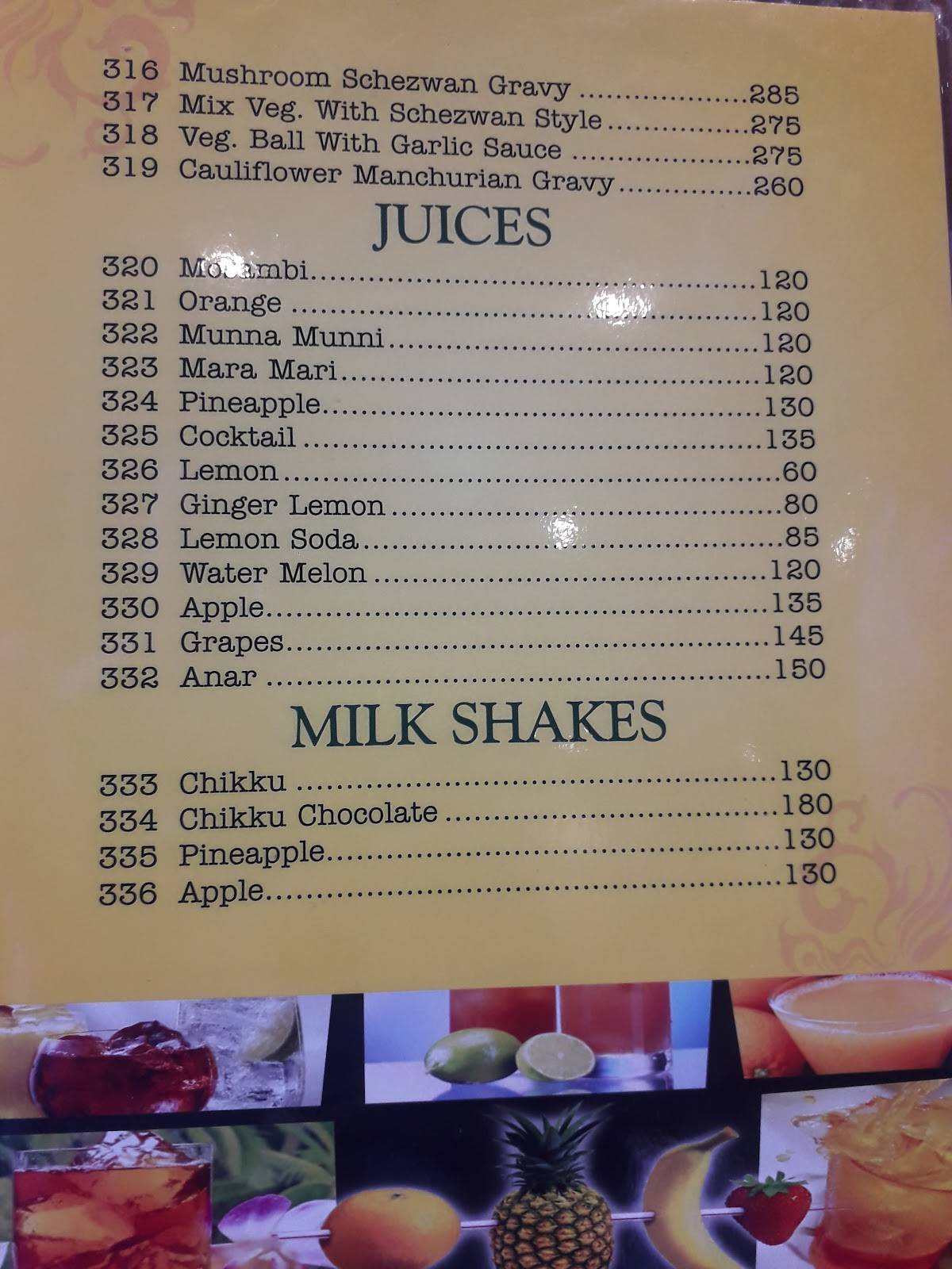 Menu at Achija, Navi Mumbai, achija veg restaurant