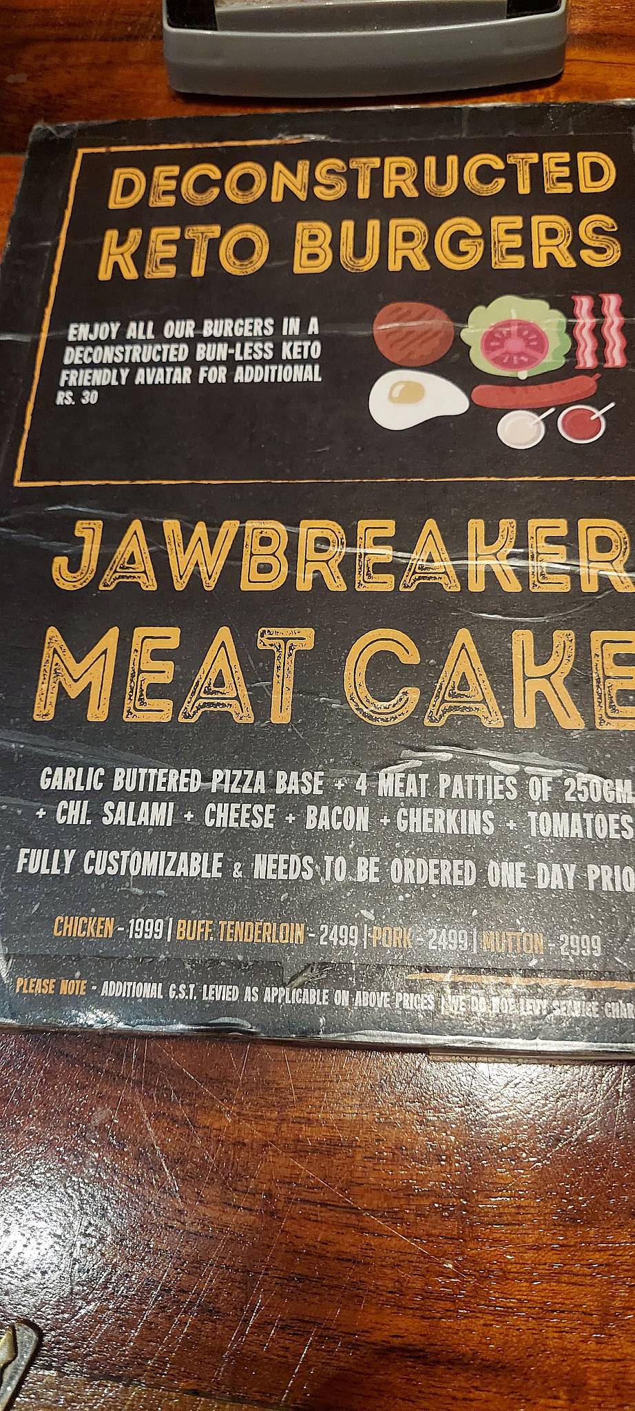 Menu at JIMIS BURGER - Vashi, Navi Mumbai, Shop 25