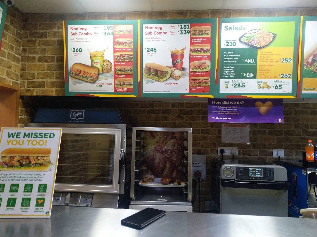 Menu at Subway, Navsari, Shop No. 1