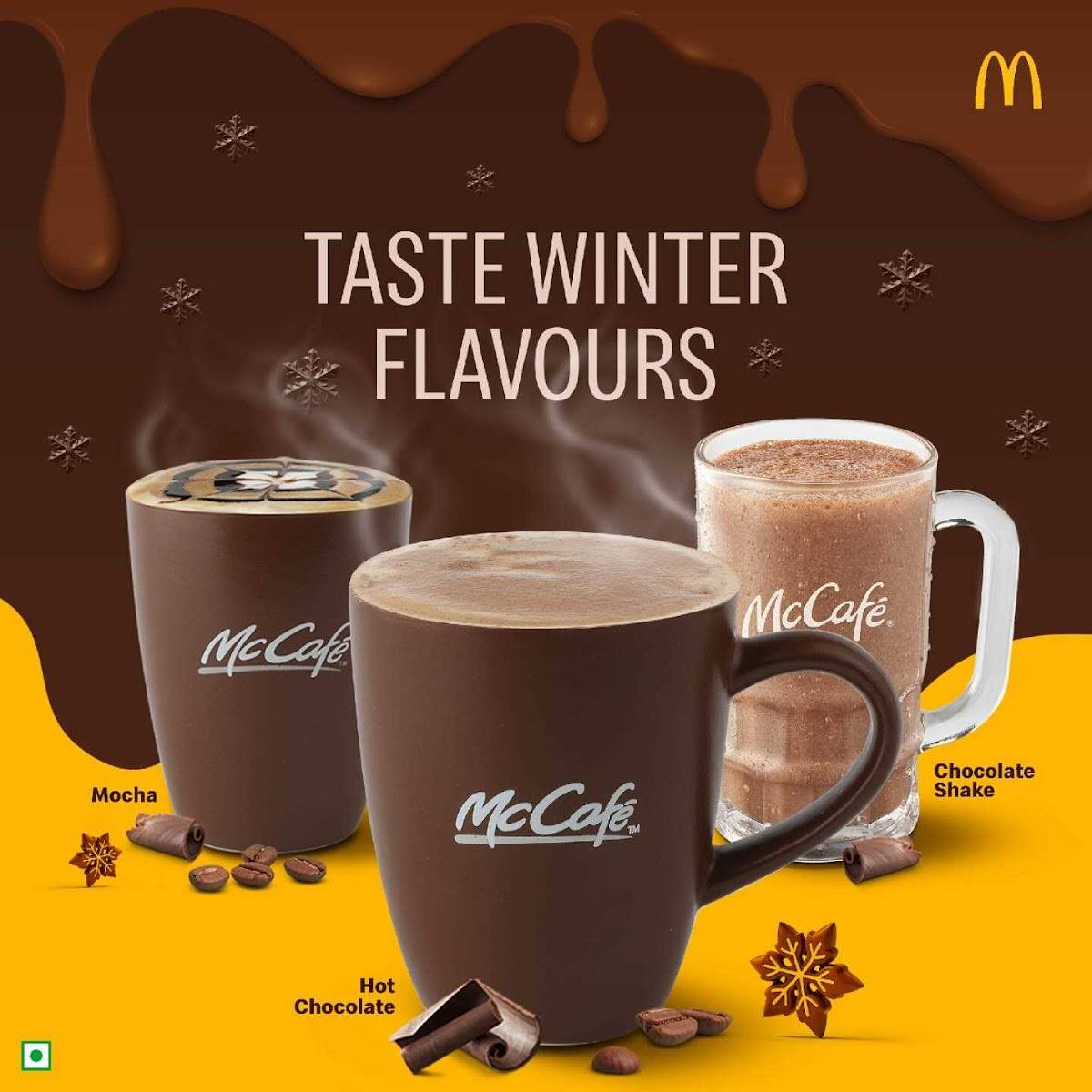 Menu at McDonald's, Delhi, Plot No. G