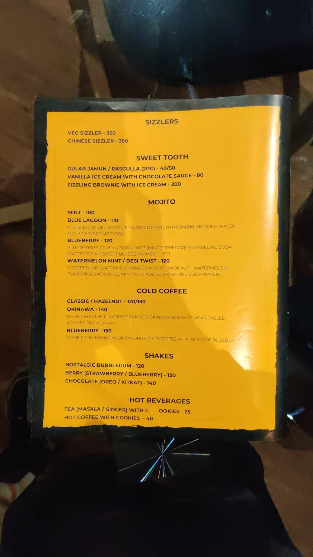Menu at Night Owl - Restro Cafe, Indore