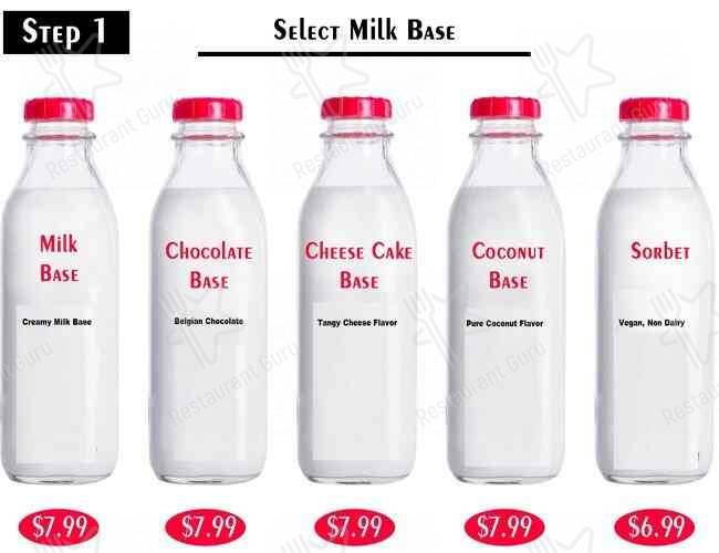 Menu at Nitrozone desserts, Bondi Beach