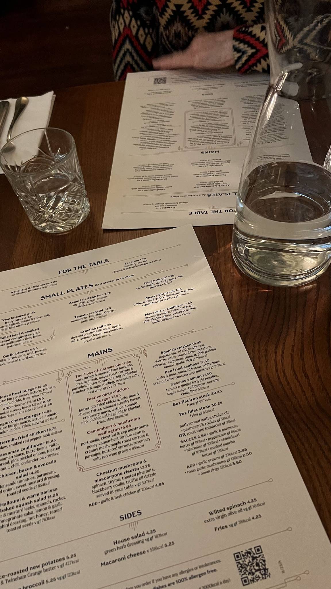 Menu at Cosy Club, Norwich
