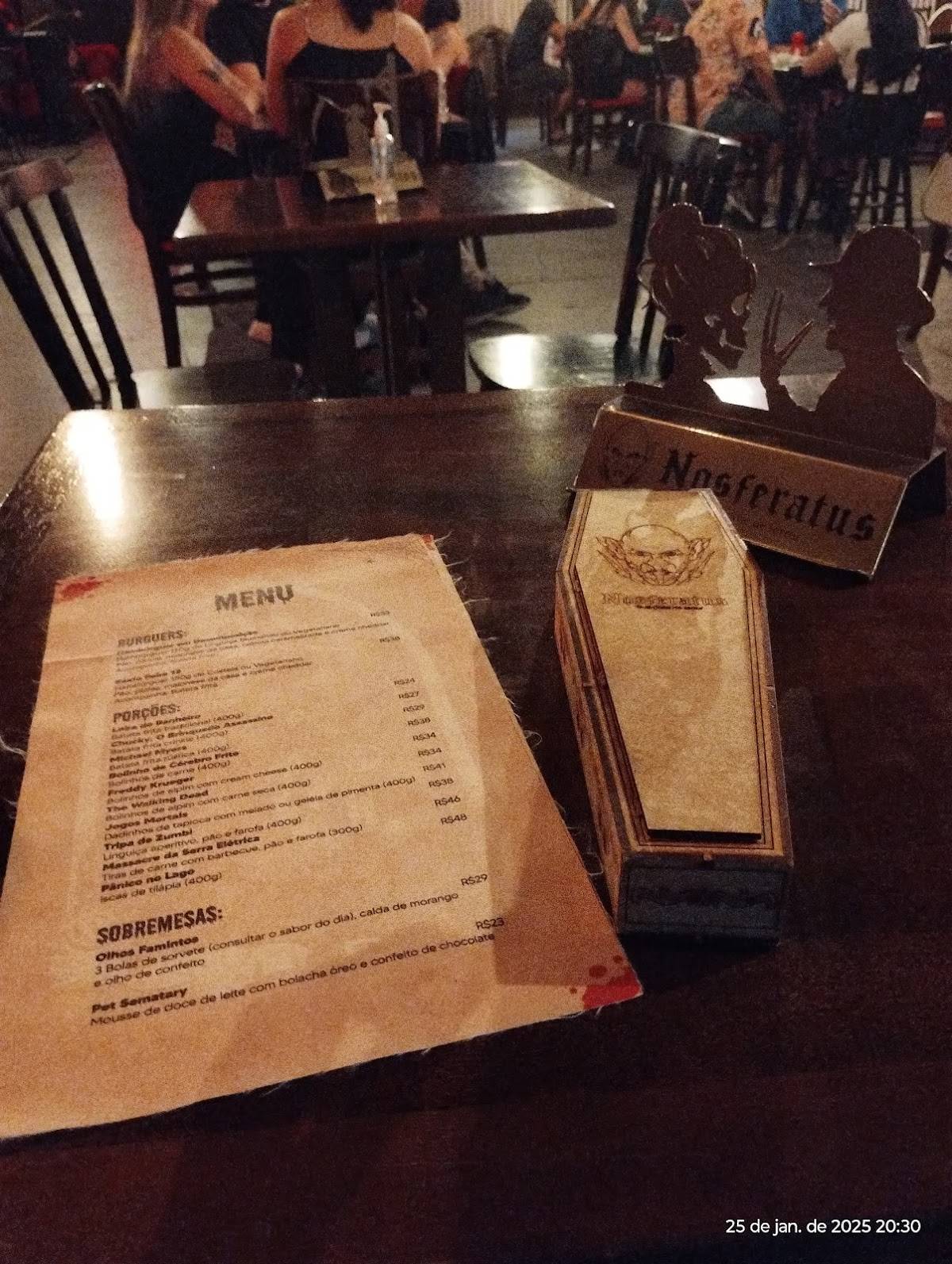 Menu em Nosferatus - Sua Dose De Terror pub & Bar, Curitiba