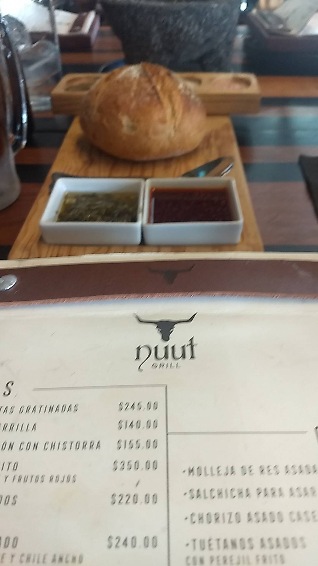 Carta del pub y bar Nuut Grill, Santiago del Querétaro