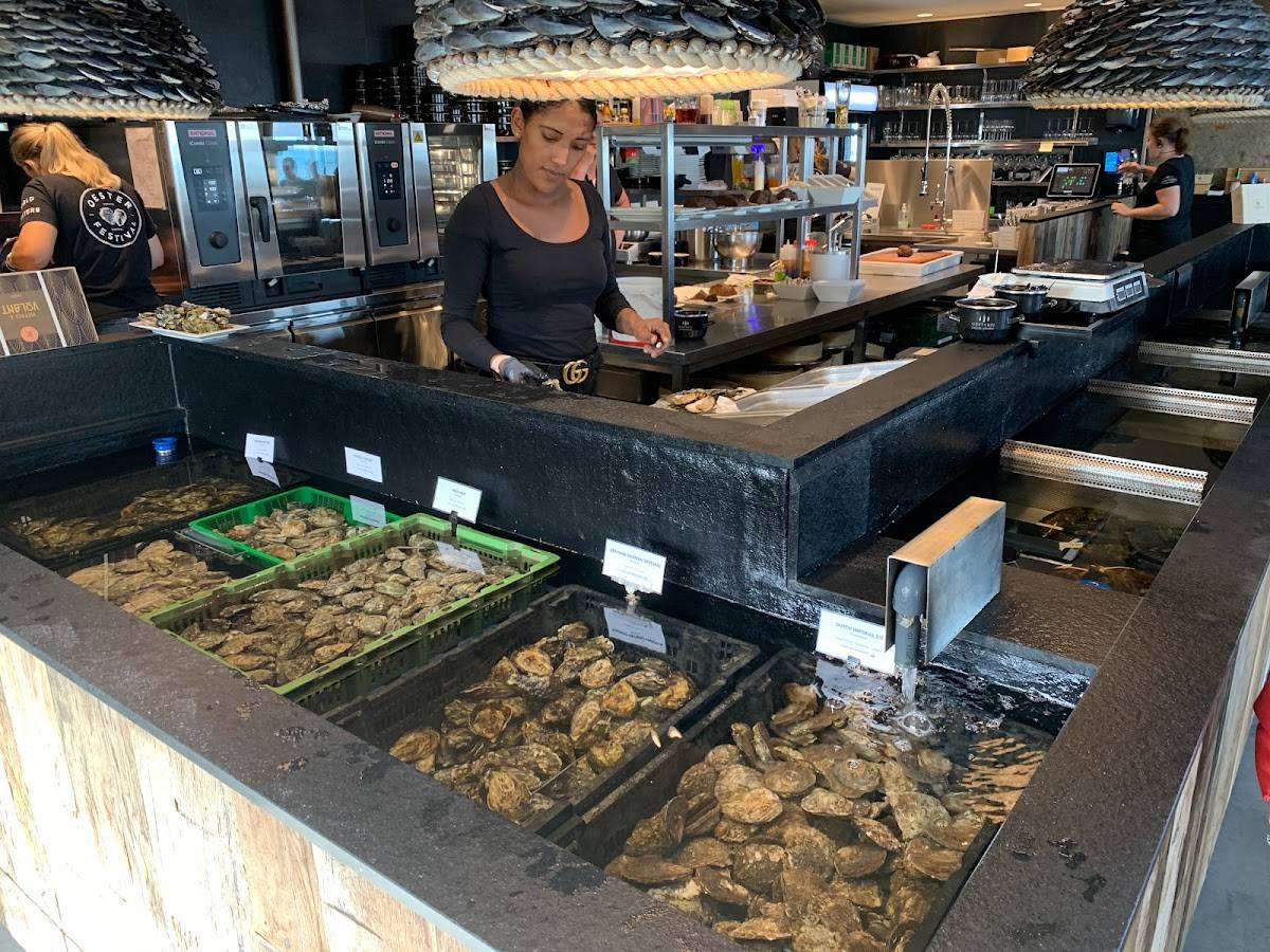 Menu at Oesterij, Yerseke