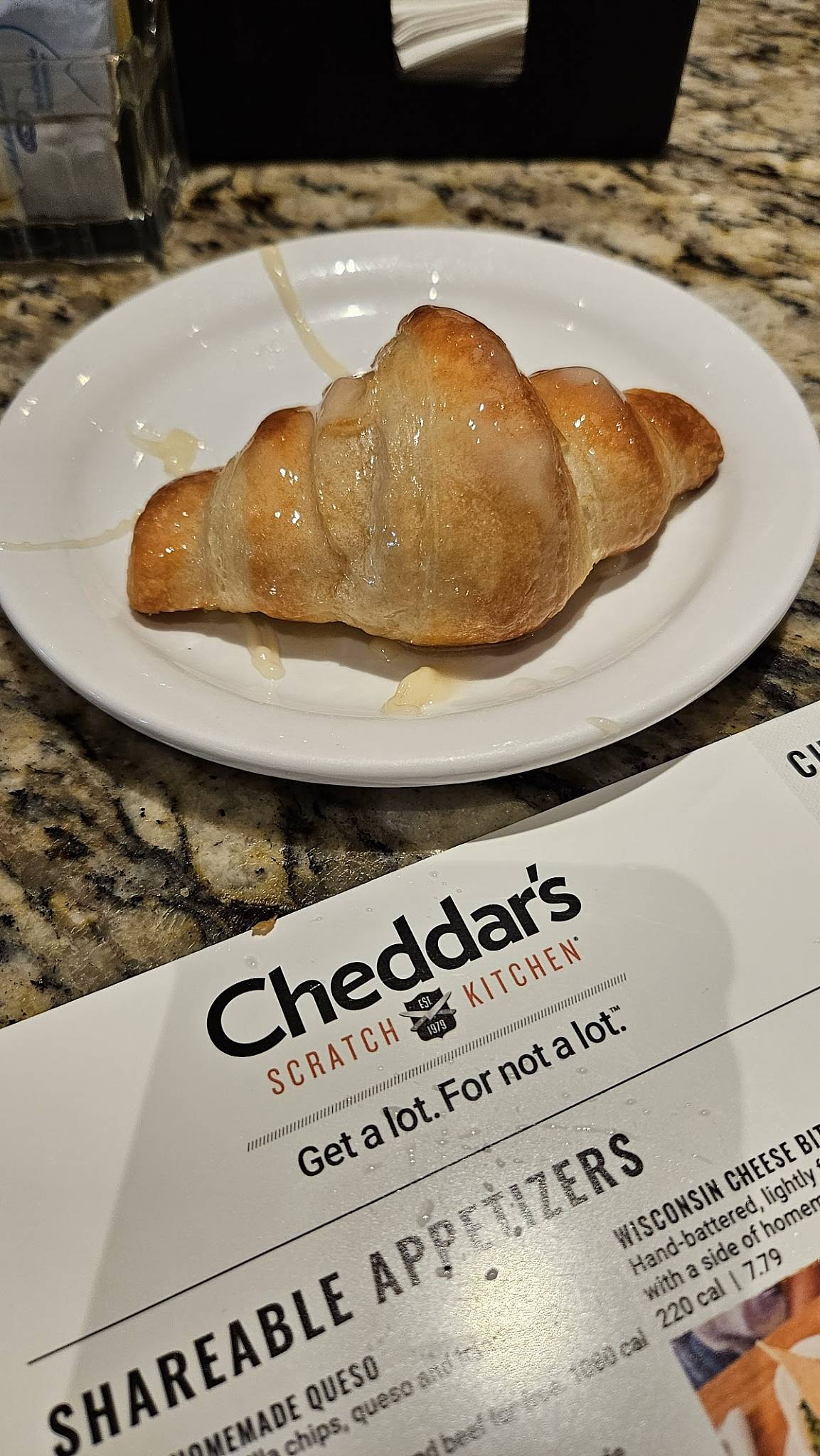 Menu at Cheddar's Scratch Kitchen restaurant, Oklahoma City