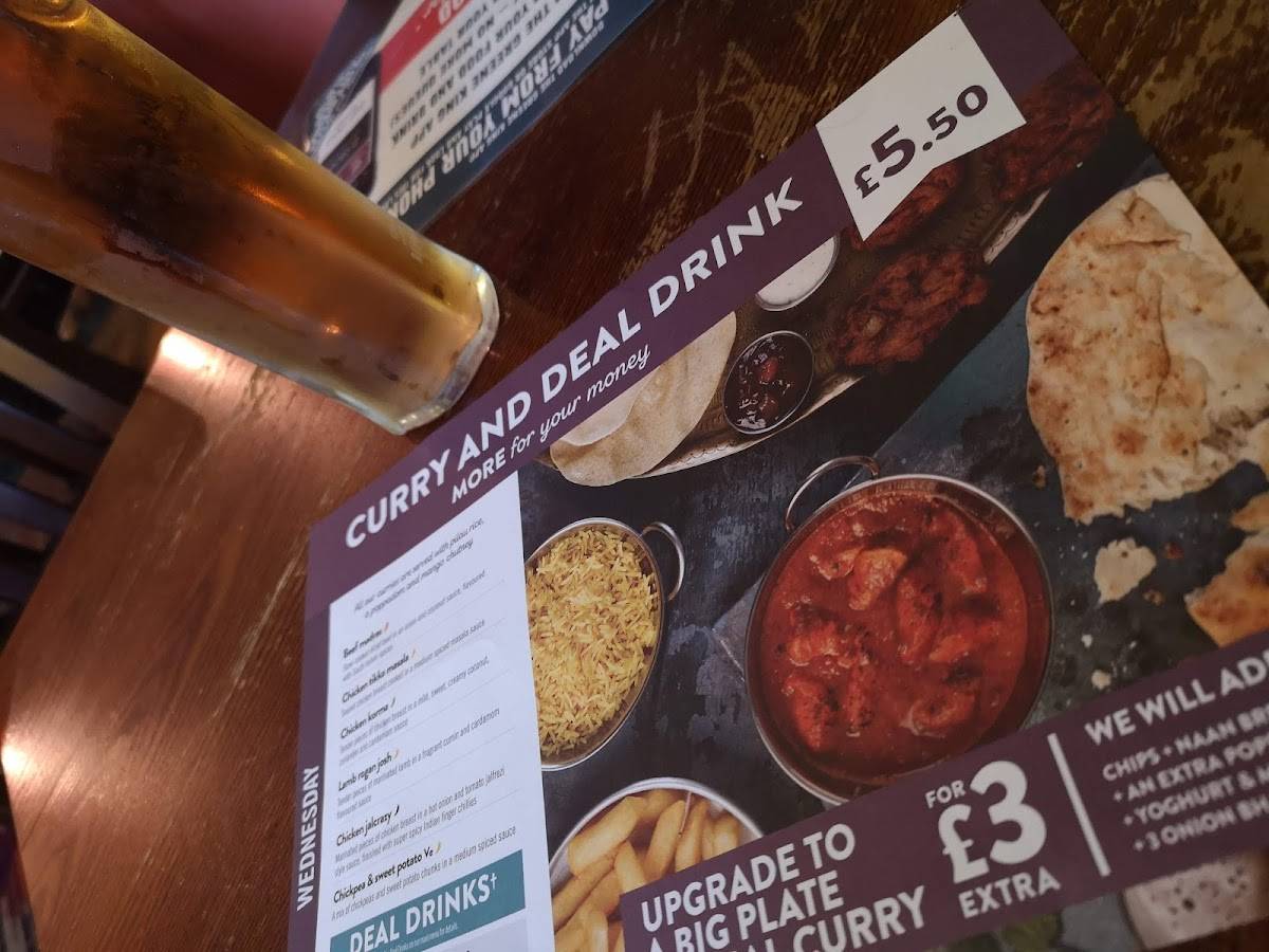 Menu at Old Farmhouse pub & bar, Southampton, Ringwood Rd