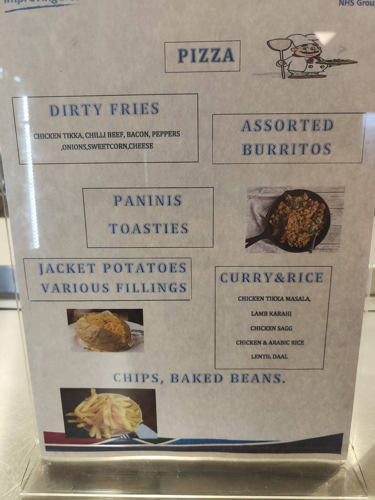 Menu at The Cafe Royal, Oldham, Rochdale Road