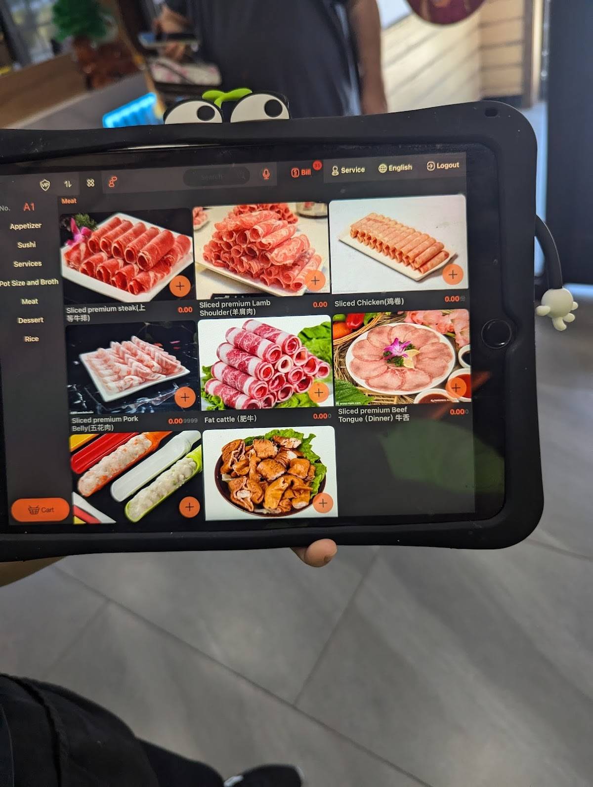 Menu at Ombu Hot Pot restaurant, South Jordan