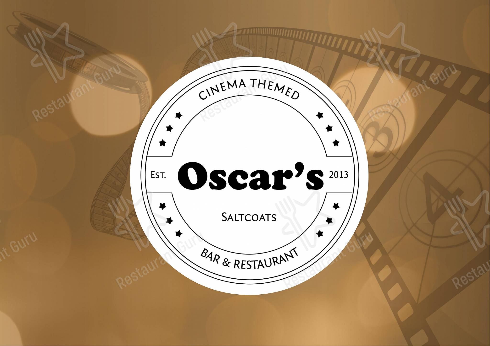 Menu at Oscar's Cafe Bar Restaurant, Saltcoats