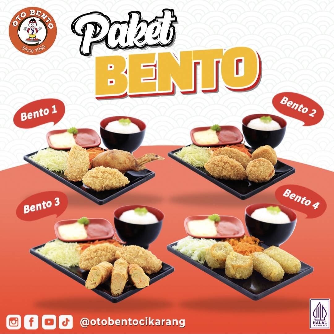 Menu at Oto Bento Cikarang restaurant, Bekasi Regency