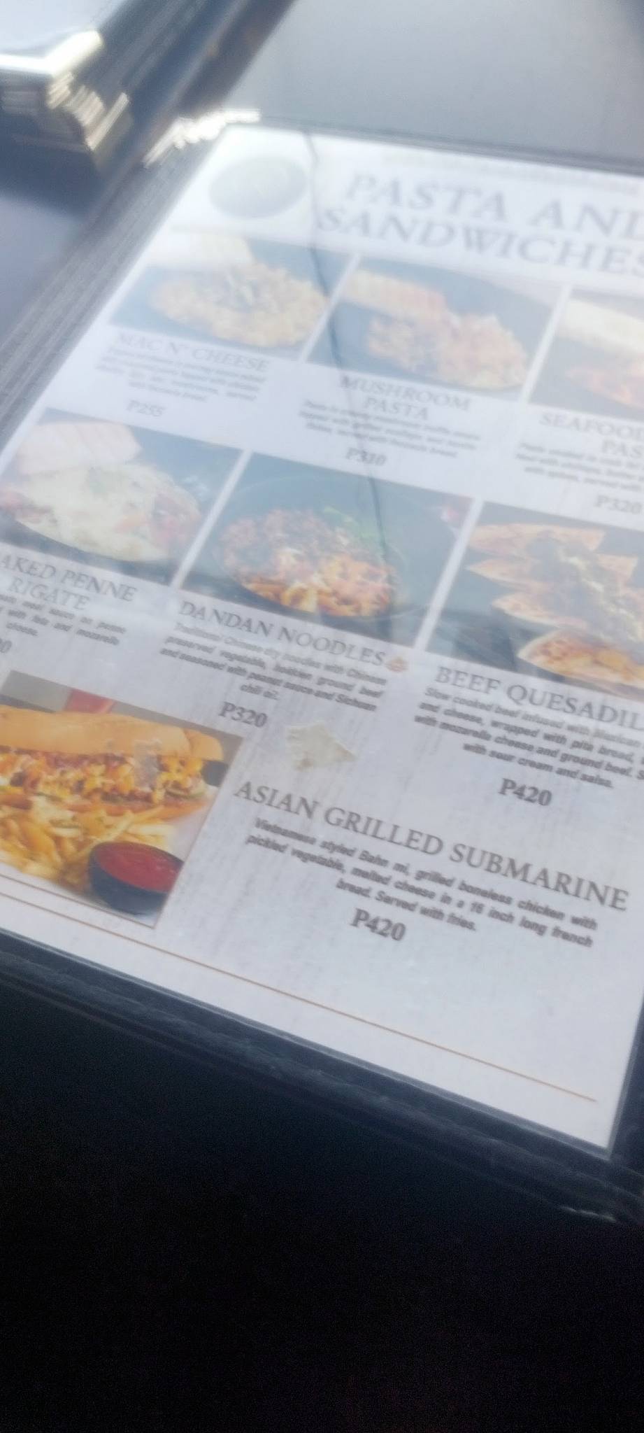 Menu at Out of Nowhere Kitchen Pagadian restaurant, Pagadian City